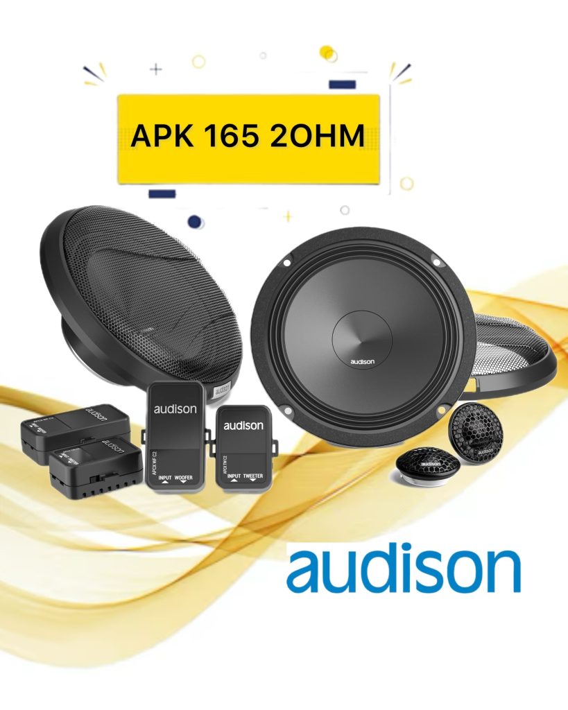 کامپوننت اودیسون Audison APK 165 Ohm2 - فروشگاه مهدی زاده